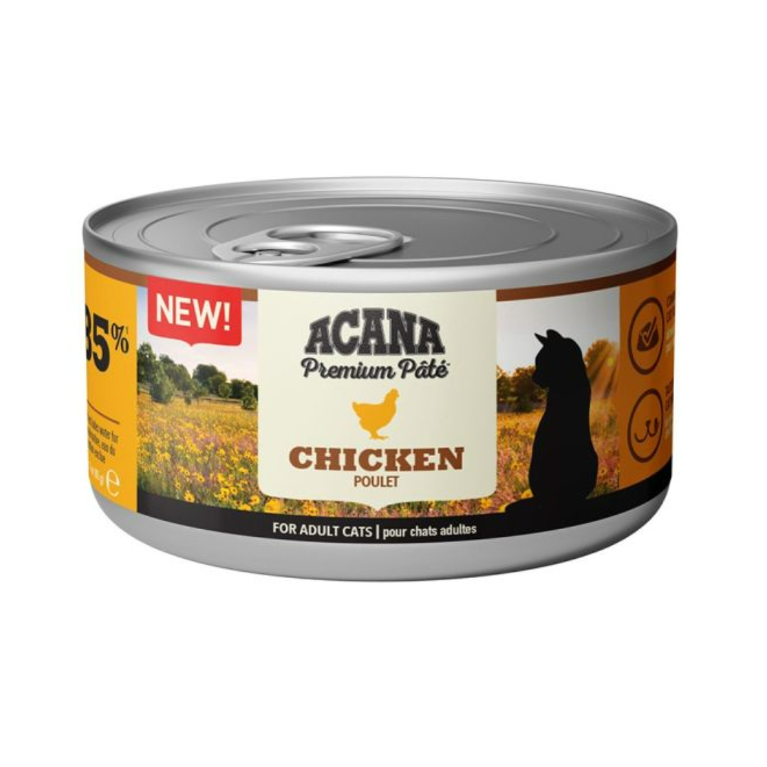 Acana Cat Chicken Pate 85g – Bayt Al Aleefa Pet House بيت الاليفة للتجارة